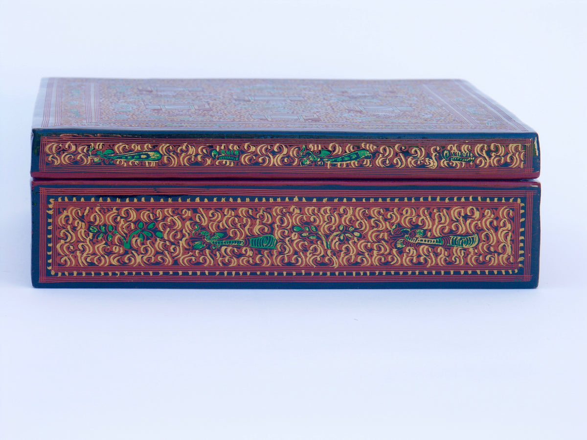 Burmese Lacquerware Box – Exotichomeaccents