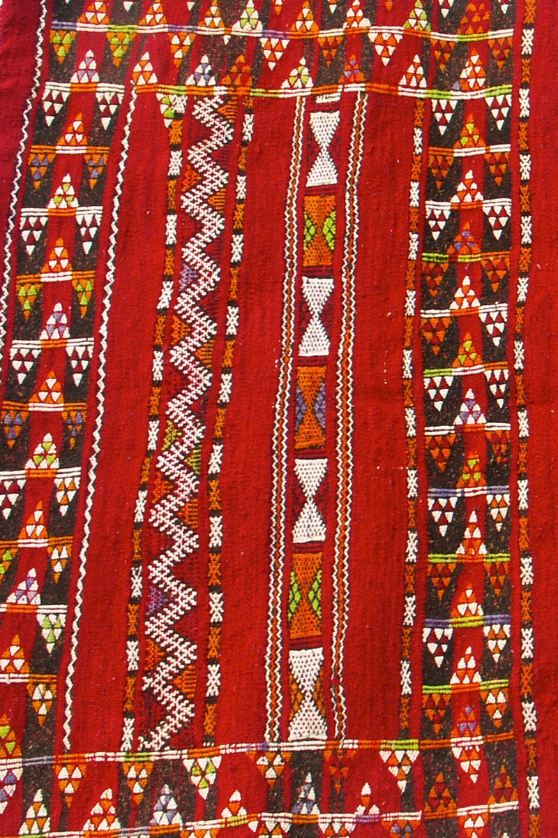 Colorful Red Moroccan Rug – Exotichomeaccents